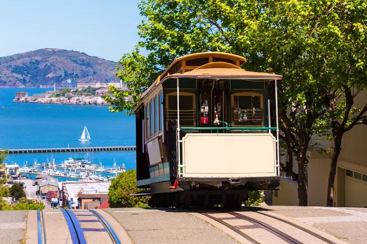 Pouliční auto v San Franciscu