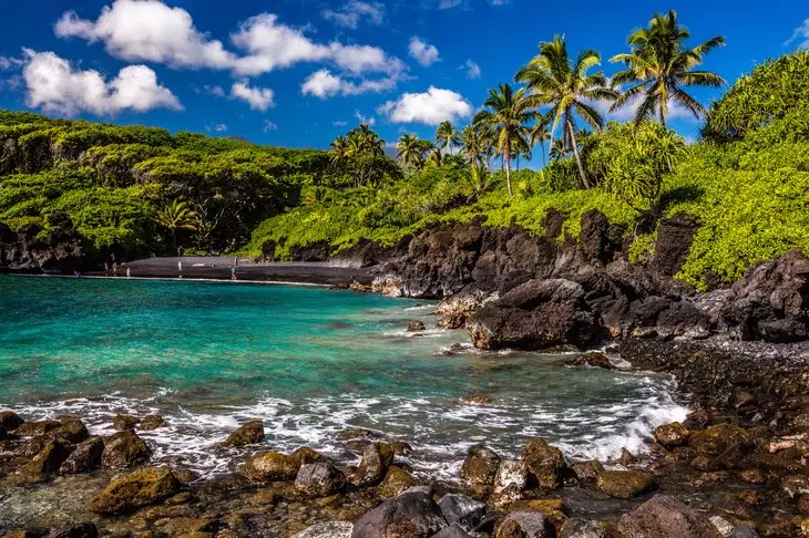 Wai'anapanapa State Park ku Maui, Hawaii