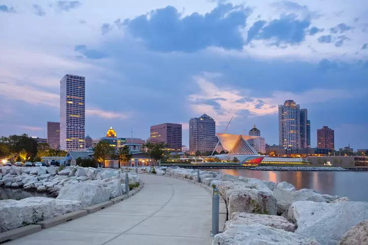 Milwaukee op Lake Michigan