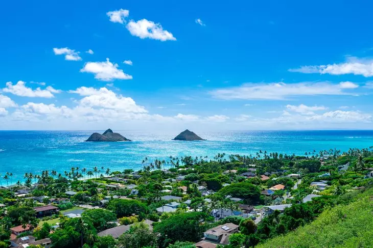 Lanikai Hawaii, pamje ajrore