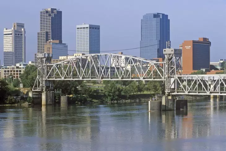 Mawonekedwe a Little Rock skyline