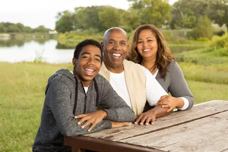 Afro-Amerikaanse familie