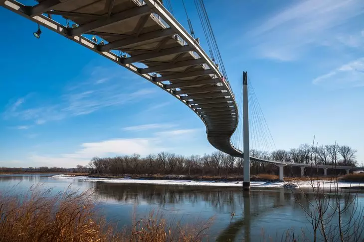 Bob Kerrey Pedestrian Bridge e Omaha, Nebraska