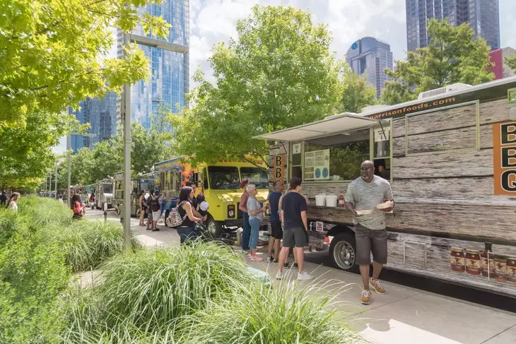 Food trucks, Dallas, Texas