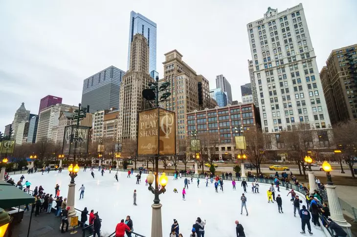 Patinatge sobre gel a Chicago, Illinois