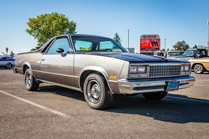 Reno, NV - 4. kolovoza 2021.: kamionet Chevrolet El Camino iz 1978. na lokalnom sajmu automobila.