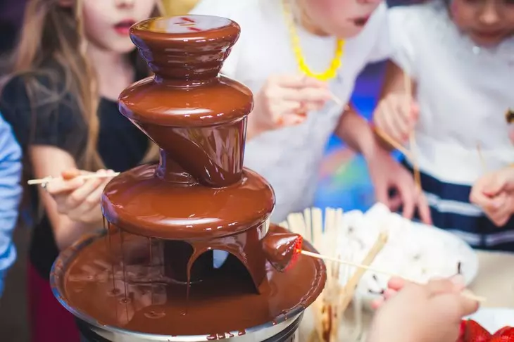 fuente de chocolate