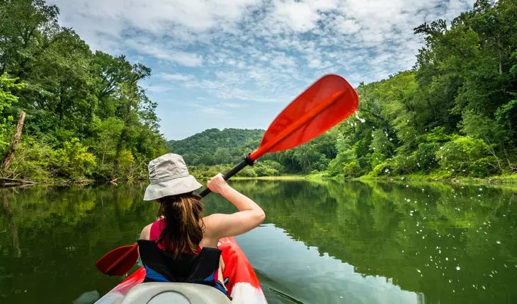 Kayaking ing Arkansas