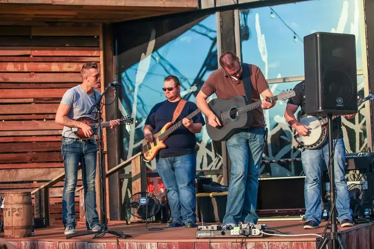 Músicos de hierba azul en Tennessee