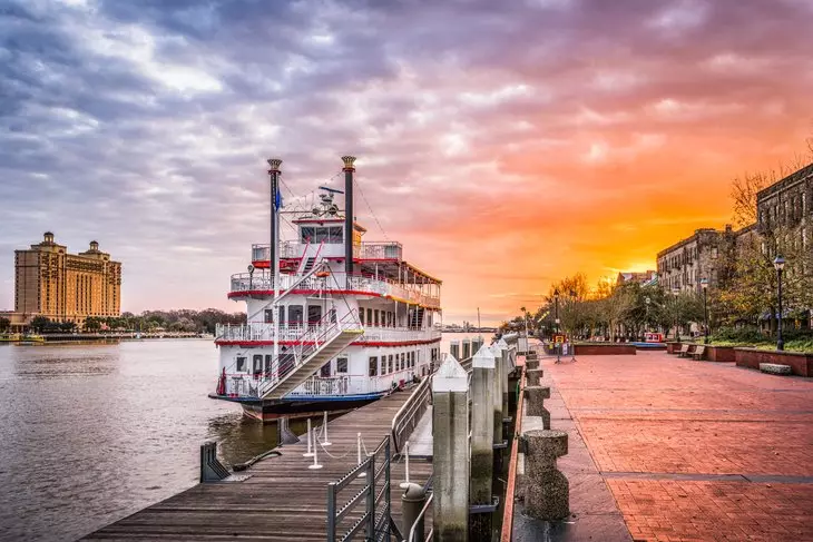 Savannah Georgia Riverboat.