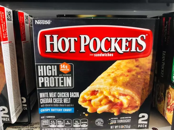 Nestle Hot Pockets daskararre abinci