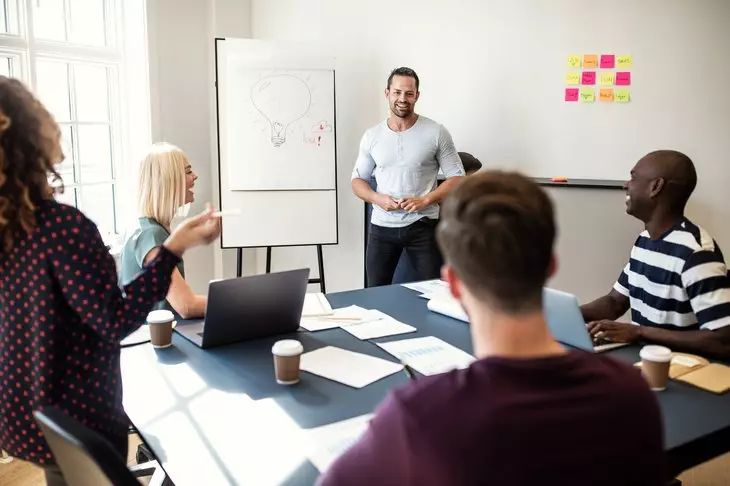 Brainstorming rekan kerja