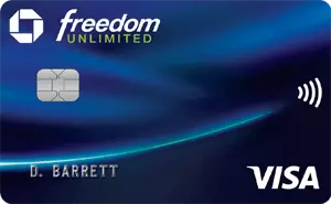 Chase Freedom Unlimited kredit kartasi