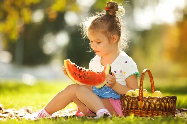 An heißen Tagen geht nichts über eine Wassermelone aus dem Picknickkorb.